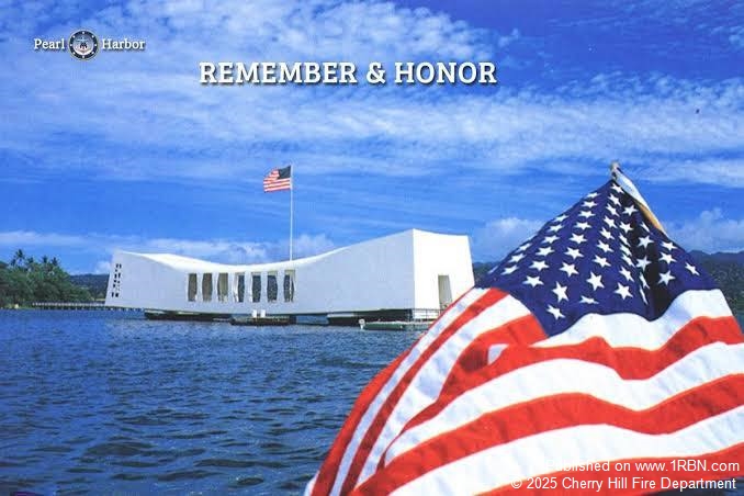 Cherry Hill Fire Department Marks Pearl Harbor Anniversary