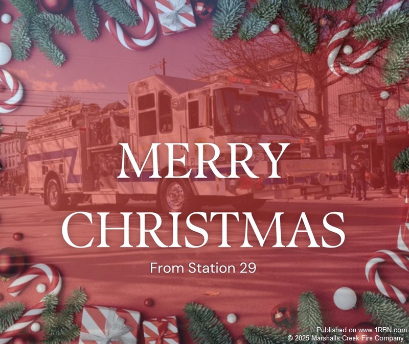 Merry Christmas from Marshalls Creek Fire Company
