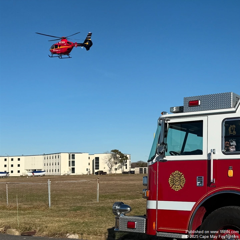 Cape May Firefighters Train on Trauma Care and Helicopter Safety