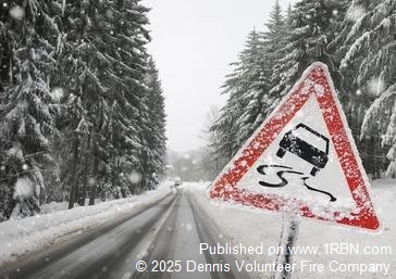 Dennis Fire Warns of Slick Roads as Temperatures Fall