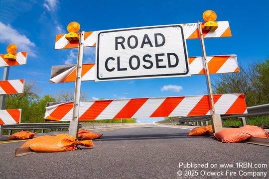 Oldwick Fire Company Issues Road Closure Advisory on R517